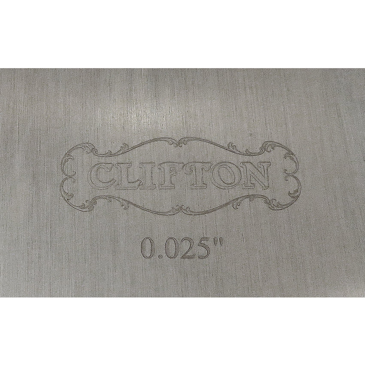 Bundle Set of 4 each Different Thickness Clifton Tool Company 3 x 6 Inches Thin Cabinet Scrapers (0.01, 0.015, 0.020, and 0.025 Inches) UK High Carbon Tool Steel TTWCSx4