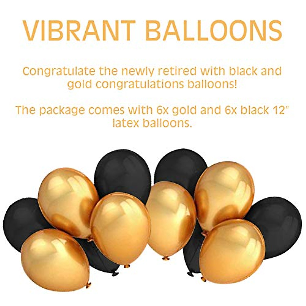 UrbanRed Retirement Party Decorations - Happy Retirement Decorations for Party - Farewell Party Decorations - Retirement Party Supplies Happy Retirement Banner, Retirement Sash & Retirement Balloons