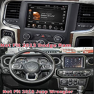 Bruynic 2023 New Upgrade Android 12 Car Radio Stereo for Jeep Wrangler JK Compass Grand Cherokee Dodge Ram,10.1" IPS Touch Screen with Wireless Carplay and Android Auto Come with AHD Backup Camera