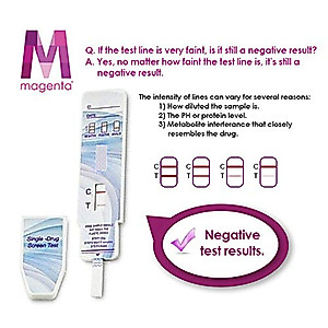 (1 Test) Magenta™ Kratom (Mitragyna Speciosa) Urine Dip Card Test - 250 ng/ml Cutoff (This is The only Kratom DIP Card Test Available with The Lower Cutoff, Standard is 600ng/ml)