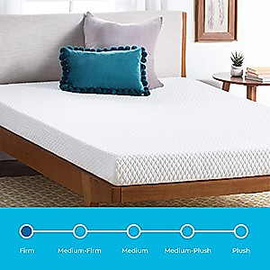 Linenspa 5 Inch Gel Memory Foam Mattress, Firm Mattress, Low Profile Bed Twin 5 Inch Mattress