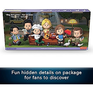 Little People Collector Friends TV Series Special Edition Figure Set for Adults & Fans, 6 Characters in a Display Gift Package