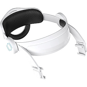 HUAYUWA Adjustable Head Strap with Head Cushion for Oculus Quest 2 VR Accessories, Replacement for Elite Strap Comfortable Protective Headband Enhanced Support and Reduce Head Pressure in VR, White 2