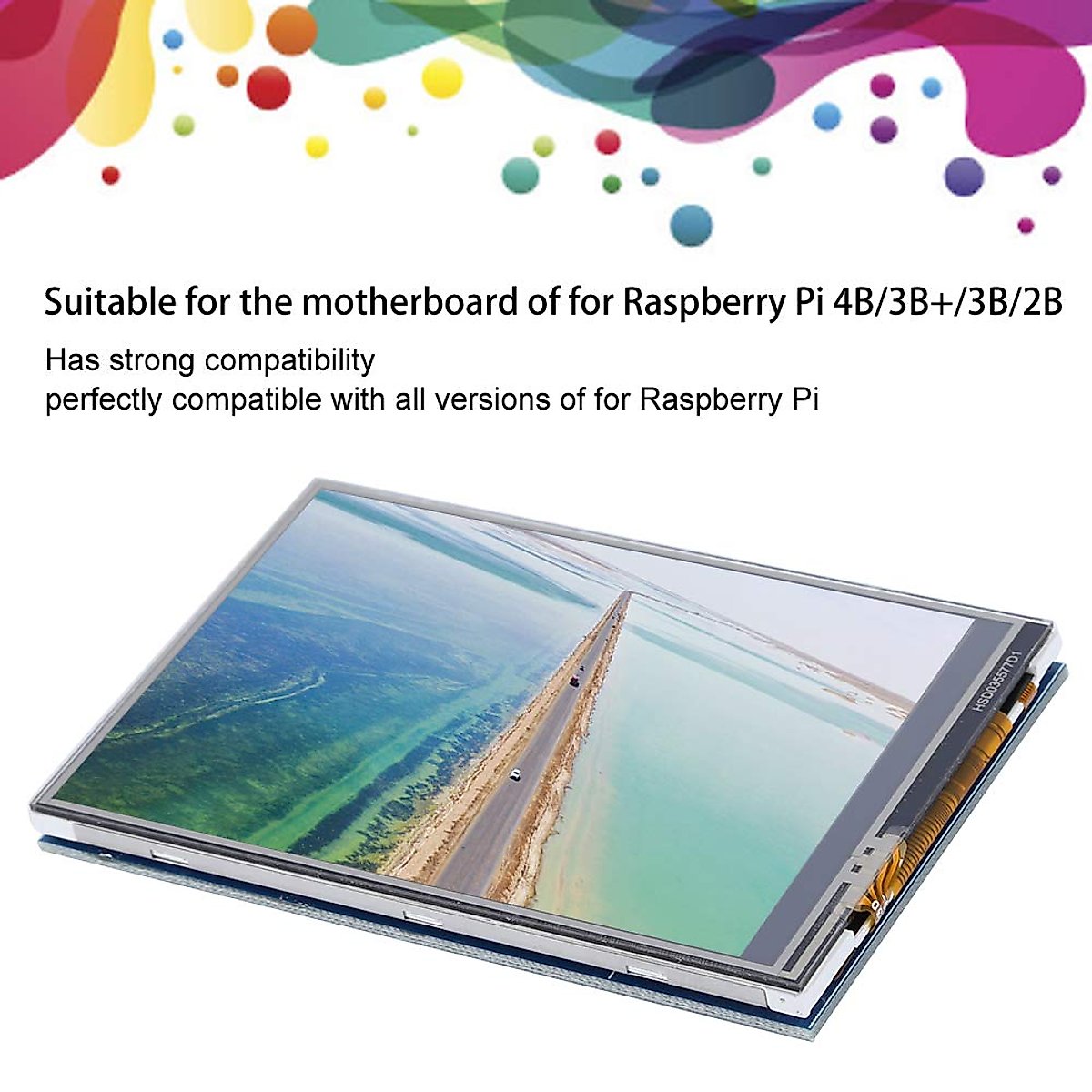 fosa1 3.5 inch RPi Display, resistive Touch Monitor, , Monitor Display with Touch Pen, LCD Touch Panel, optoelectrical displays, Consumer Electronics for 3B