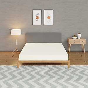 Greaton, 5” High Density Foam Only, Versatile Application Like Mattress, Cushions, RV, Sofa, Chair, Campaign, Full, White
