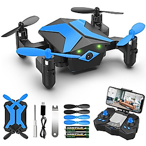 ATTOP Mini Drone for Kids with FPV Camera, Toys Gifts for Boys Girls with Voice Control, 3D Flips, Altitude Hold, Headless Mode, One Key Start, Trajectory Flight, RC Quadcopter Foldable Kids Drone