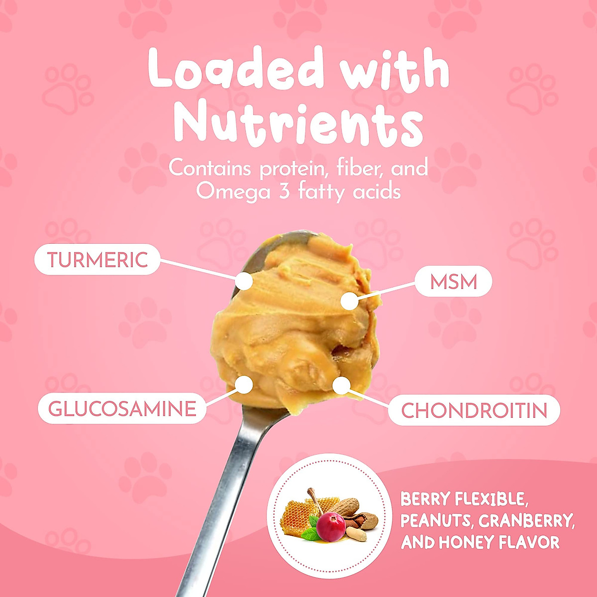 PAW POWER Dawg Butter, All Natural Peanut Butter Dog Treats, Dog Peanut Butter for Puppies & Senior Dogs, Delicious Peanut Dog Treat Paste, Non-GMO Dog Birthday Treats, No Xylitol (Cranberry)