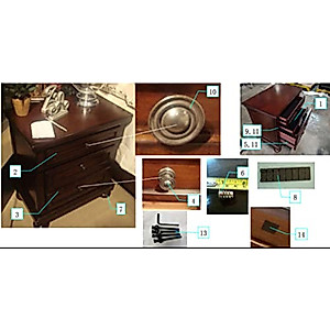 Signature Design by Ashley Porter Classic 2 Drawer Nightstand with Dovetail and Ball-bearing Construction, Dark Brown