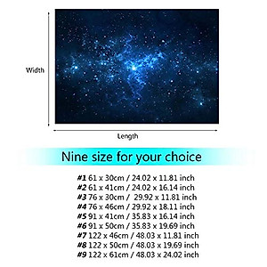 FILFEEL Aquarium Background Fish Tank Decorations Pictures PVC Adhesive Poster Stars Style Backdrop Decoration Paper Cling Decals Sticker(61 * 30cm)