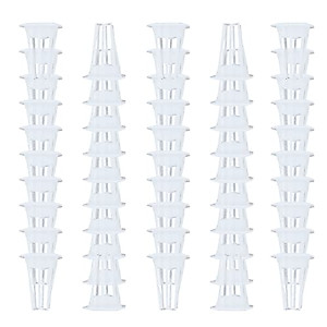 Ambgrow 50pcs Grow Baskets for Indoor Hydroponics Supplies, Hydroponics Growing System Plant Seed Pods Compatible with Partly QYO, LYKO,Idoo Hydroponic Garden System(Square)