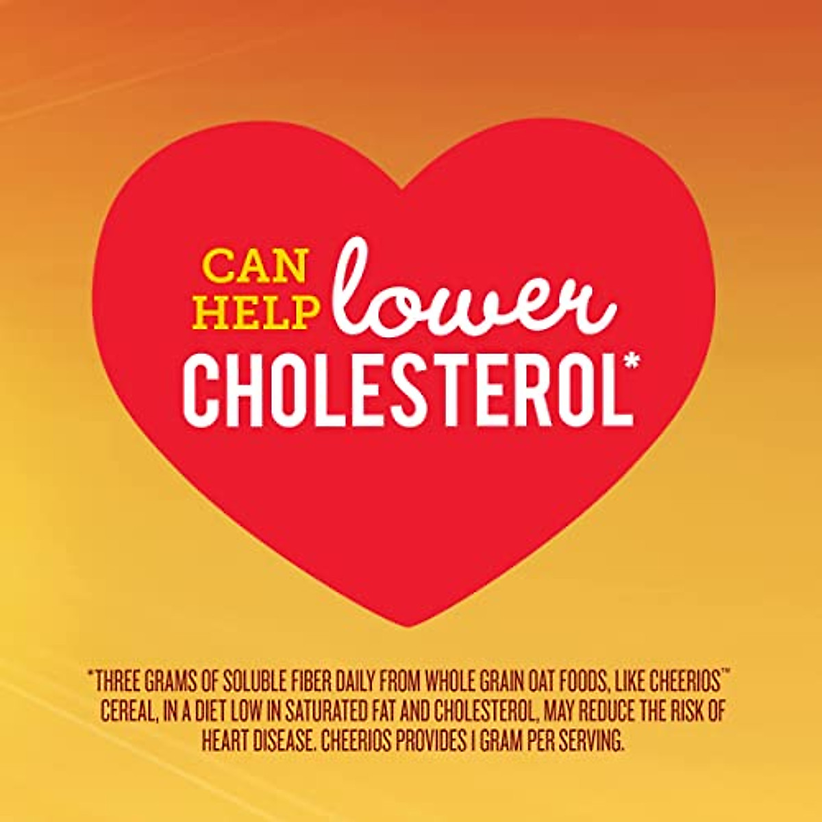 Cheerios Honey Nut Cheerios Heart Healthy Breakfast Cereal, Gluten Free Cereal With Whole Grain Oats, Large Size, 15.4 oz