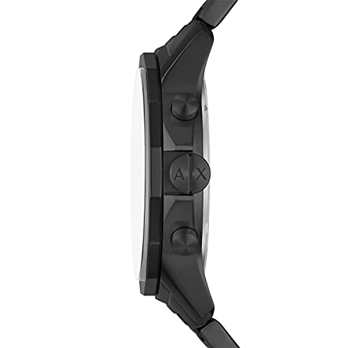 Armani Exchange Men's Quartz Watch with Stainless Steel Strap, Black, 22 (Model: AX1722)