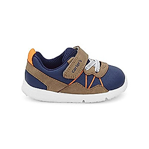 Carter's Every Step Baby Boys Kit-Bp First Walker Shoe, Navy, 2 Infant