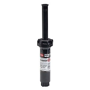 Toro 53712 4-Inch Pop-Up Fixed-Spray with Nozzle Sprinkler,360-Degree, 15-Feet