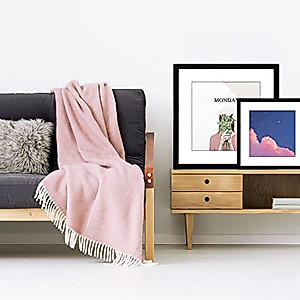 THREELOVE 20x20 Frame Black, Display Picture 16x16 with mat or 20x20 without mat, Photo Poster Picture Frame Wall Mounting Home Decor, 3 PCS