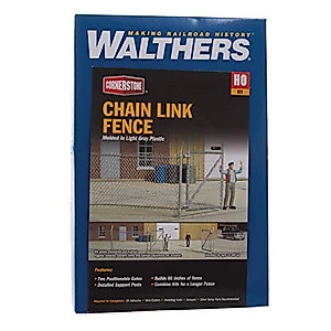 Walthers Cornerstone HO Scale Model Chain Link Fence Toy