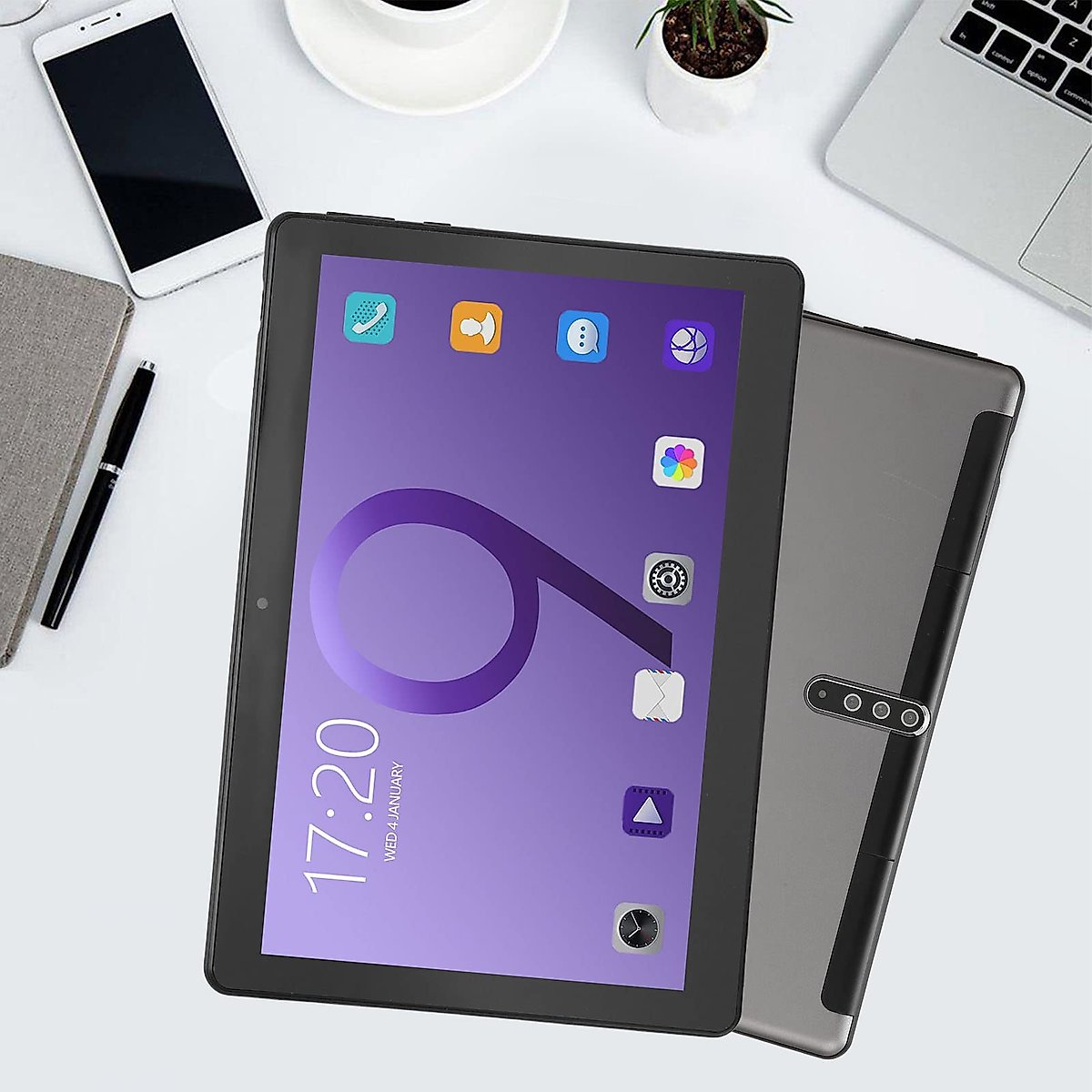 10.1 Inch IPS Display Tablet, 64GB Internal Storage, 10 Core CPU Processor 4GB RAM and 64GB Internal Storage, 2.4G/5G WiFi and 5.0BT Connection Suitable for Children to Read, Browse(USA)