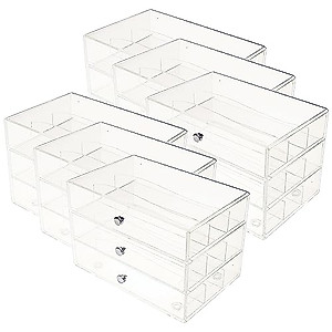 6 Pack: Three-Drawer Washi Organizer by Simply Tidy™