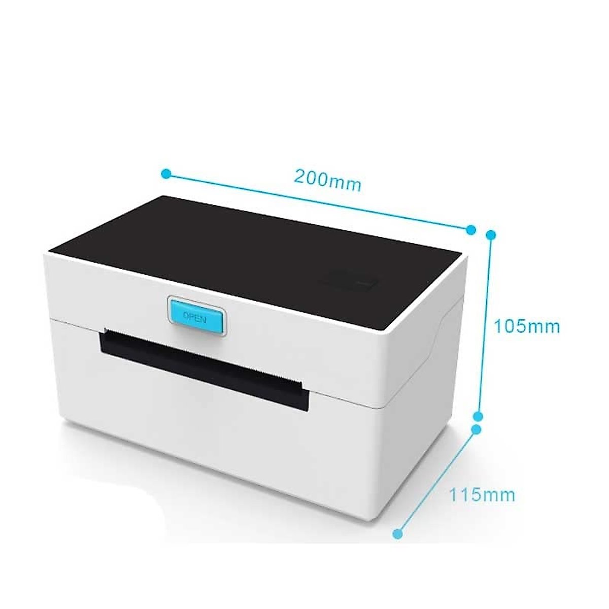 KXDFDC Shipping Label Address Barcode Sticker USB Thermal Printer for Windows OS Android iOS