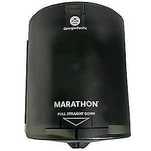 Marathon Kitchen Bathroom Centerpull Paper Towel Dispenser by GP PRO Regular Centerpull Premium Paper Towel Refill -300 Sheet Capacity (9.25x8.75x11.50)