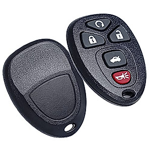Key Fob Remote Replacement Fits for Chevy Impala 2006 2007 2008 2009 2010 2011 2012 2013 Cadillac DTS Buick Lucerne 2006-2011 Chevrolet Monte Carlo 2006-2007 Keyless Entry Remote Start Control