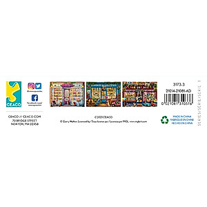 Ceaco - Shop Windows - Toy Box - 1000 Piece Jigsaw Puzzle, 26.6 x 19