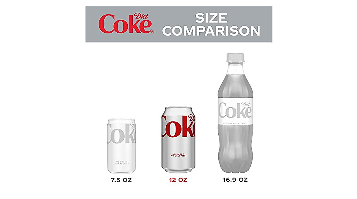Diet Coke 12 Fl Oz Cans 24 Pack - Zero-Calorie Refreshment