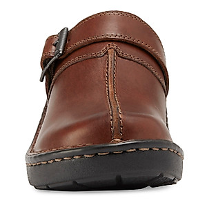 Eastland womens Mae clogs and mules shoes, Brown, 9.5 US