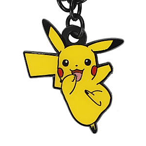Pokemon Characters 5-Charm Black Keychain
