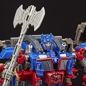 Transformers Toys Studio Series 44 Leader Class Dark of The Moon Movie Optimus Prime Action Figure - Kids Ages 8 & Up, 8.5"