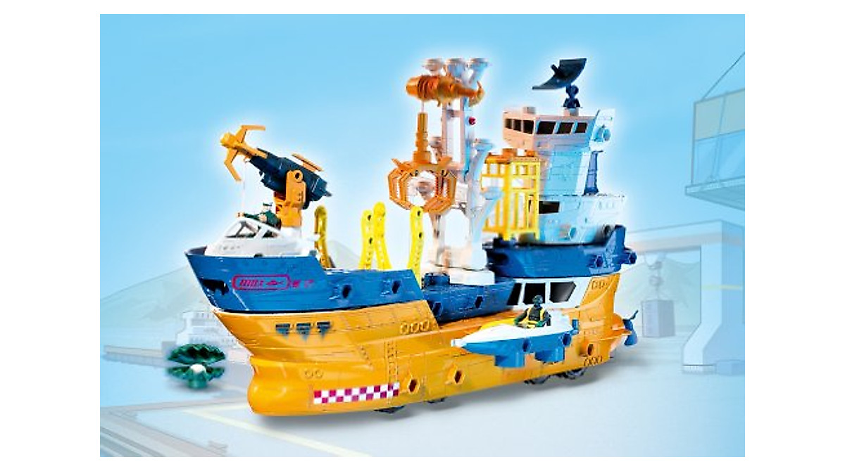 Mattel Matchbox Mega Rig Shark Adventure: Build 30+ Vehicles