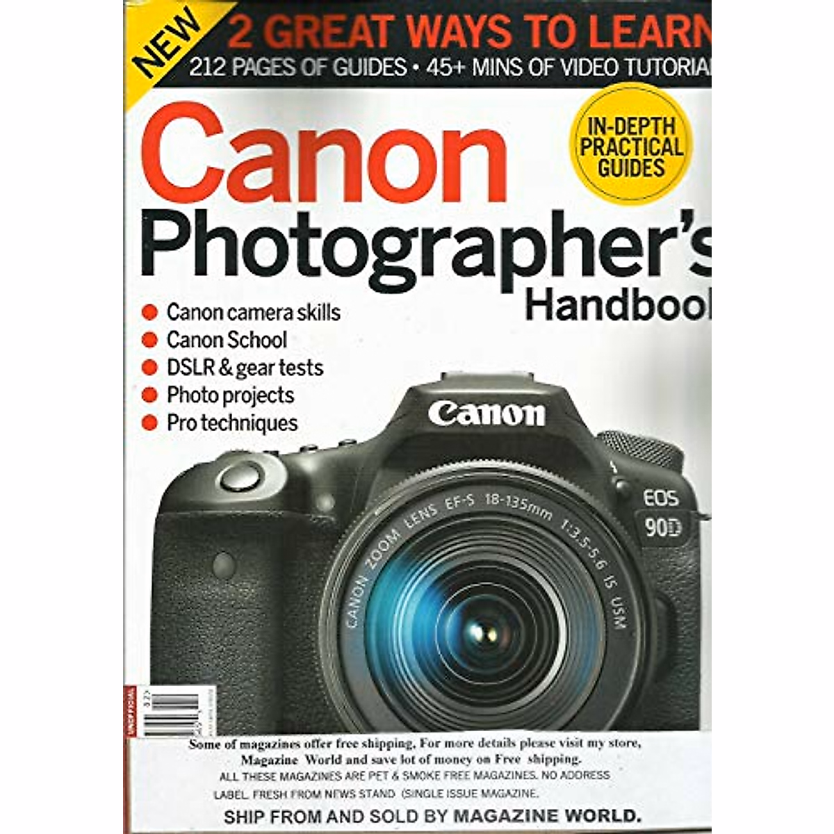 CANON PHOTOGRAPHER'S HANDBOOK, ISSUE, 2020 * ISSUE # 05 * (FREE CD MISSING)