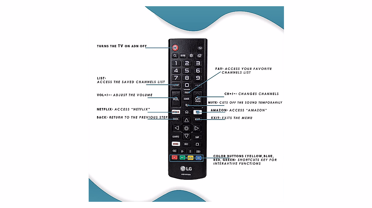 Original LG TV Remote Control AKB75675304 for LG Smart TVs Compatible ...