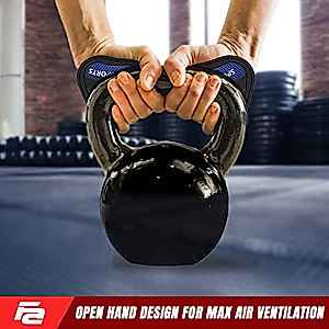 Fit Active Sports Workout Gloves for Gym - Durable Gym Grips, & Grip Pads - Rubber Padding to Avoid Calluses - Suits Men & Women