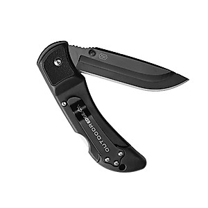 OUTDOOR EDGE Razor EDC Lite Folding Pocket Knife with Clip | Compact 2.5” Replaceable Blade Knife with RazorSafe Blades | Perfect Small Knife for Men, Women, Work & Camping (Black, 2 Black Blades)