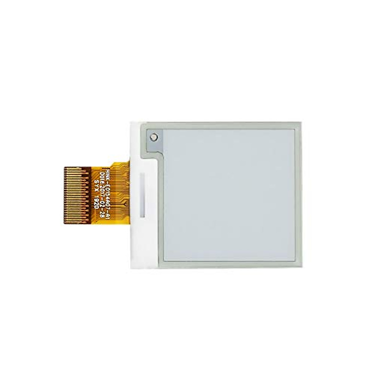waveshare 1.54inch E-Ink Raw Display, Compatible with Raspberry Pi 5/4B/3B/Zero/Zero W/Zero 2W/Pico/Pico W/Pico WH, 200x200 Resolution with SPI Interface, Without PCB, Supports Partial Refresh