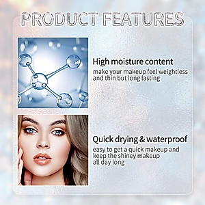 Catkin Liquid Glitter Eyeshadow, High Pigmented Multi-Dimensional Finish with One-swipe Metallic Coverage, Long Lasting and Luminous Shimmer Eyeliner Makeup 1.7 Grams (C02 Gloden Champagne)