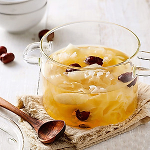 Glass Cooking Pot with Lid and Handle, 1.35L/45 oz Clear Heat Resistant Glass Stovetop Pot, Glass Cookware Stovetop Pot Set, Glass Saucepan for Noodles Pasta Soup Milk