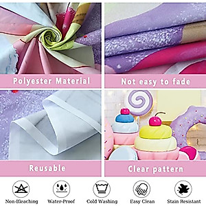 DASHAN Polyester 7x5Ft Spring Backdrop Magic Garden Fairy Tale World Grass Butterfly Wonderland Background for Kids Girl Baby Shower Birthday Party Decoration Studio Photography Banner Booth Props