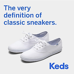 Keds womens Champion Originals Sneaker, White, 9.5 US