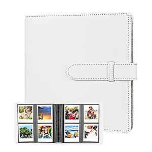 192 Pockets Photo Album for Fujifilm Instax Square SQ1 SQ6 SQ10 SQ20 Instant Camera, Fujifilm Instax SP-3 Mobile Printer, Extra Large Picture Albums for Fujifilm Instax Square Instant Film (White)