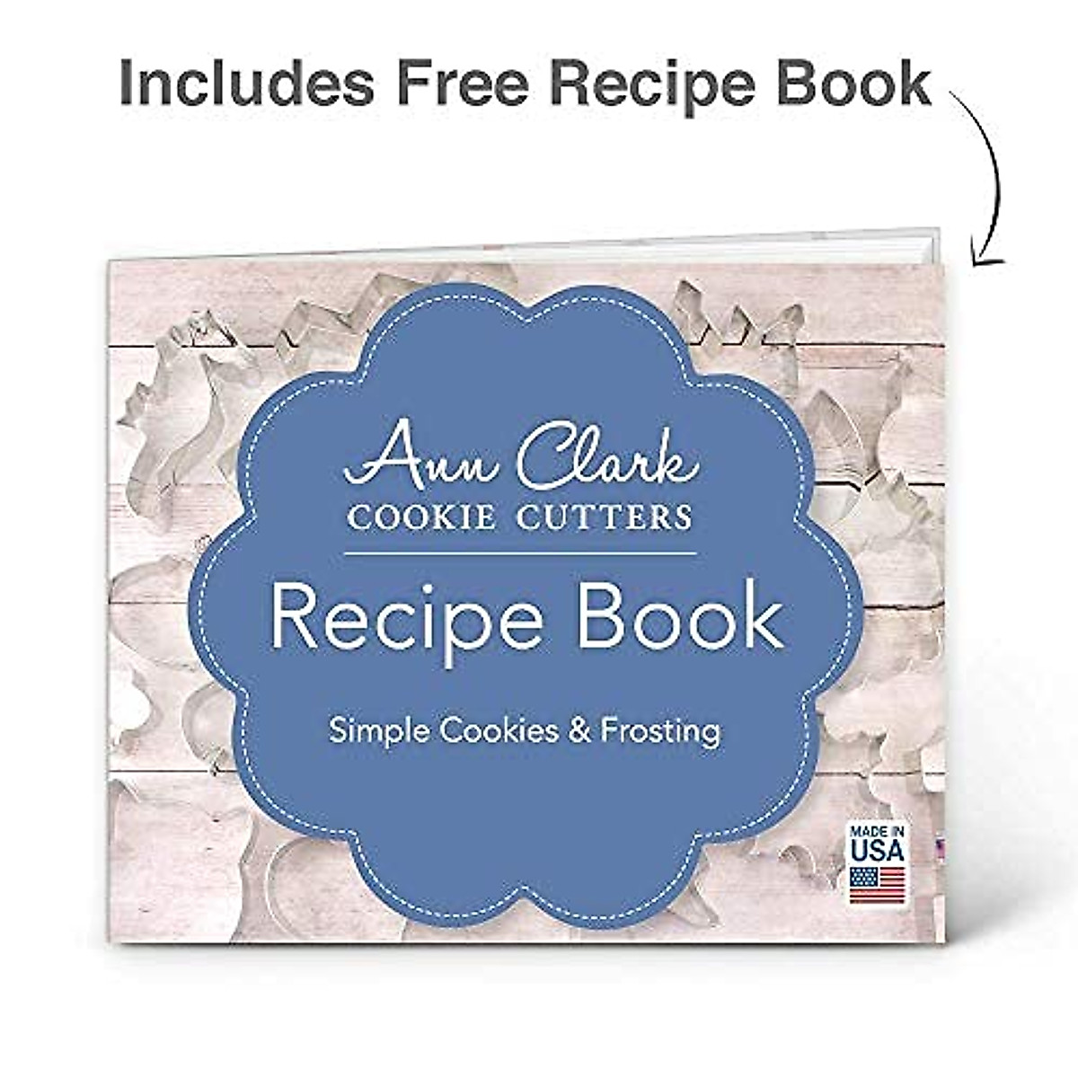 Graduation Cookie Cutter Set 5-pc with Graduation Cap, Gown, Diploma, Graduate, Shooting Star & Recipe Booklet Class of 2022 Graduation Cookie Cutters by Ann Clark