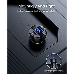 INIU USB C Car Charger, 66W Total [USB C+USB A] Car Charger Adapter with PD & QC, Fast Charging All Metal Tiny Car Phone Charger for iPhone 14 13 12 11 X Pro Samsung S21 Pixel iPad MacBook Air Tablet