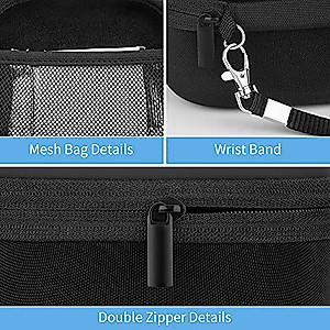 Yinke Case for Polaroid Go Instant Mini Camera (9035), Hard Organizer Portable Carry Travel Cover Storage Bag (Black)