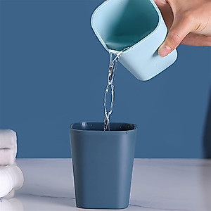 MXIAOXIA Mouthwash Cup Wash Cup Home Brushing Cup Cute Tooth Cylinder Cup Couple Toothbrush Cup Set