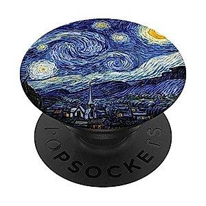 Van Gogh Starry Night Modern Art Oil Painting Phone Cover PopSockets Swappable PopGrip