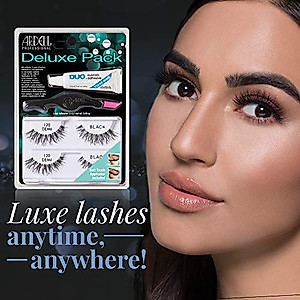 Ardell False Eyelashes Deluxe Pack 120 Black 4 Pack