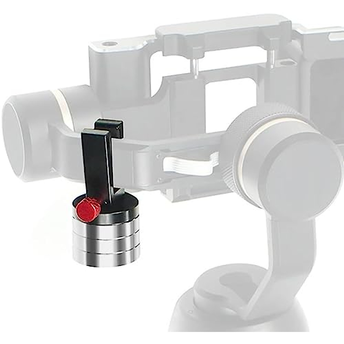 Handheld Gimbal Adapter Switch Mount Plate with Gimbal Counterweight 86g for GoPro 11 10 9 Black Camera Stabilizer Adapter Clip for Go Pro 11 10 9 8 Camera Accessories