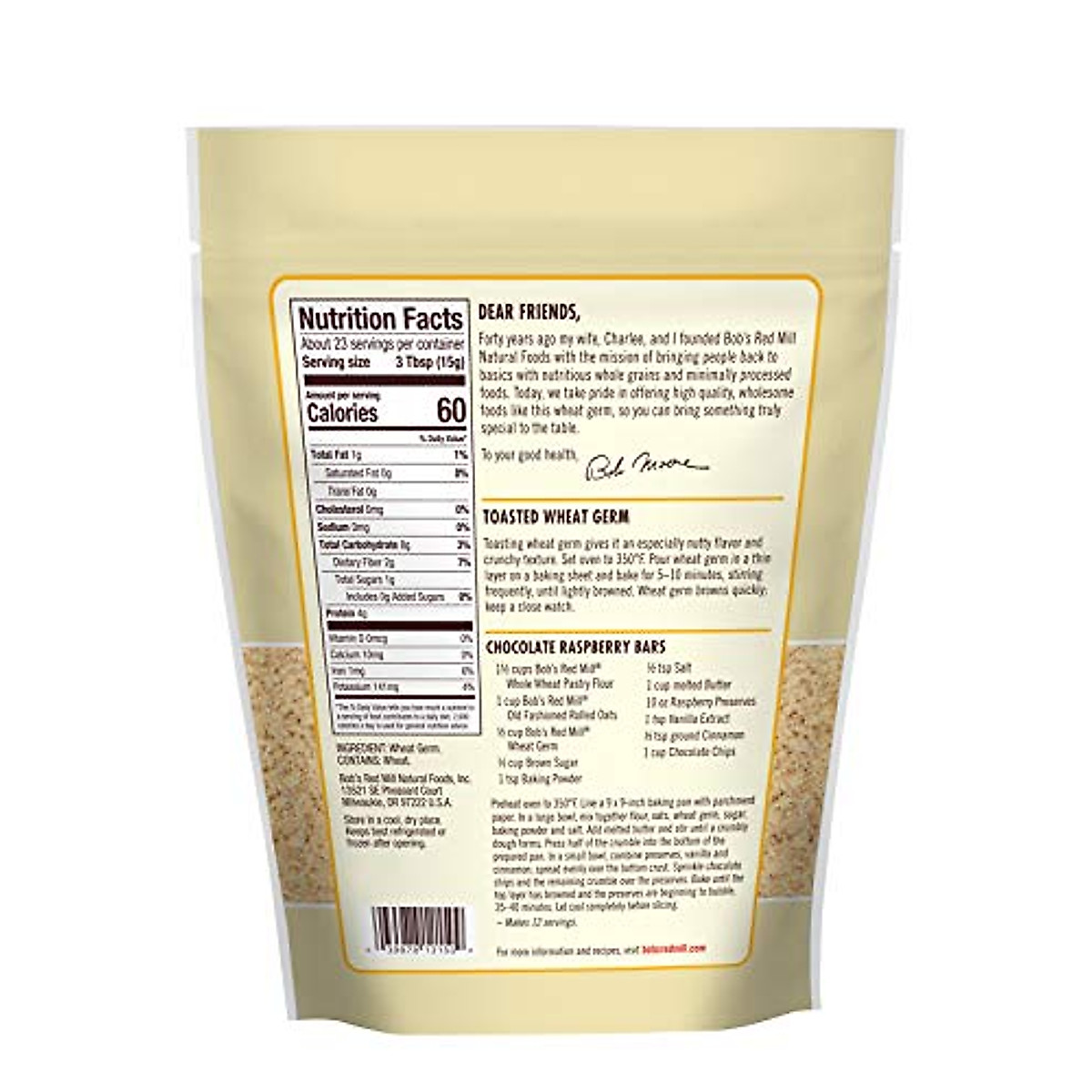 Bob's Red Mill Wheat Germ, 12 Ounce