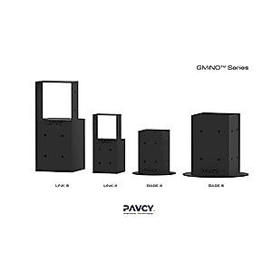 GMINO™ Base 4 Outdoor Framing Module | 4x4 Post Base | Pergola Fence Kit - 2 Per Pack